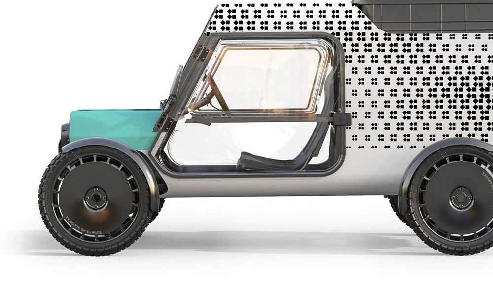 Ηλεκτρικό microcar με τον αέρα του Jeep Willys