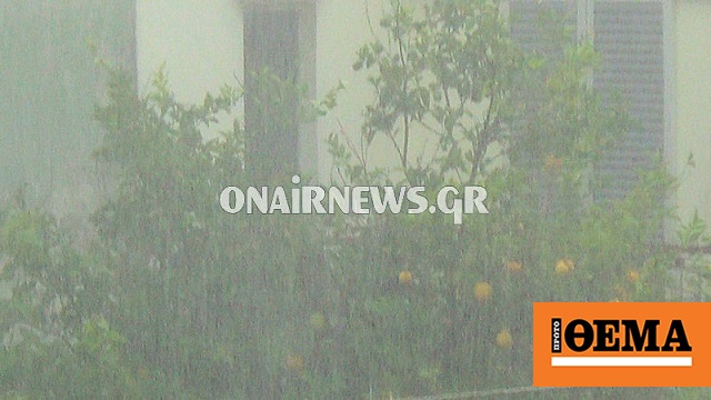 Καλοκαιρινό μπουρίνι και στο Μεσολόγγι