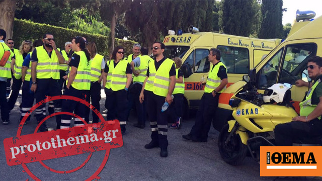 Σε επίσχεση εργασίας από σήμερα οι εργαζόμενοι του ΕΚΑΒ Αθήνας
