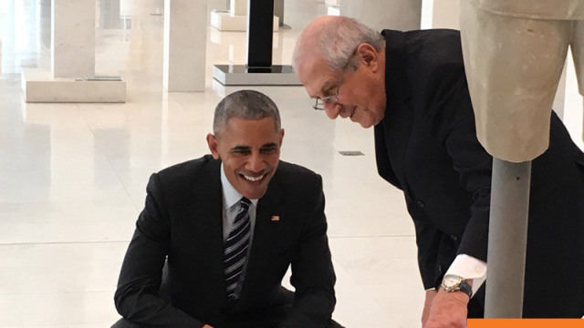 Barack Obama at the Acropolis (photos)