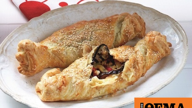 Πακετάκια λαχανικών με σφολιάτα