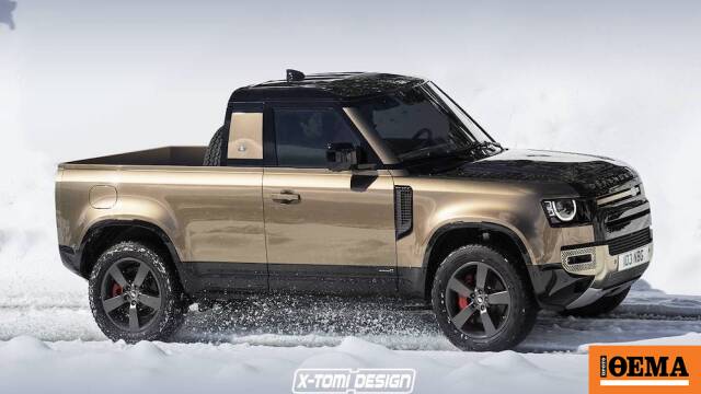 Το νέο Land Rover Defender και σε pick-up;