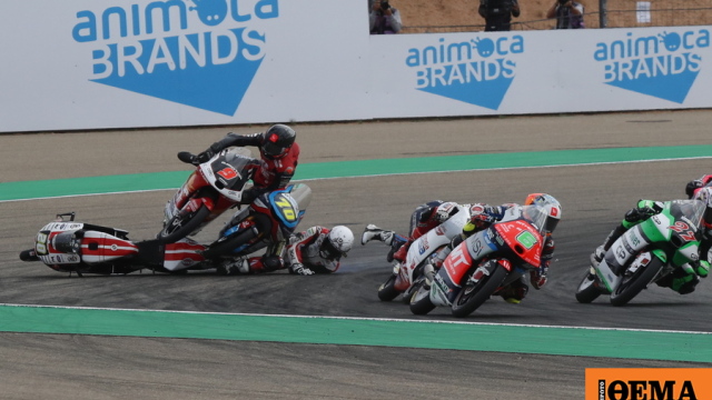 MotoGP: Τριπλή σύγκρουση στην πίστα της Αραγονίας- Δείτε τις ...