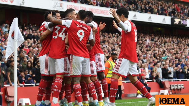 Premier League, Άρσεναλ - Νότιγχαμ Φόρεστ 5-0: Πεντάρα και επιστροφή στην κορυφή - Δείτε τα γκολ
