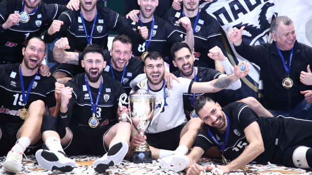 Τελικός Κυπέλλου βόλεϊ, ΠΑΟΚ-Ολυμπιακός 3-1: Παρέμεινε στην κορυφή