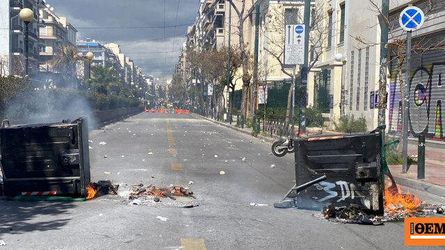 ΑΣΟΕΕ: Τριάντα άτομα προκάλεσαν ξανά επεισόδια- Πετροπόλεμος με τα ΜΑΤ ...