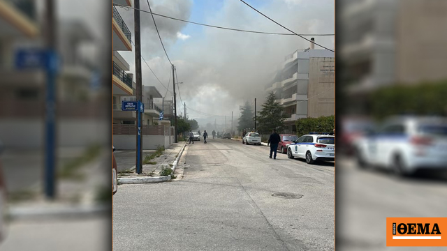Φωτιά σε μονοκατοικία στη Μαγούλα Αττικής