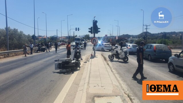 Ρόδος: Τροχαίο με τρεις τραυματίες, ανάμεσά τους και αστυνομικός ...