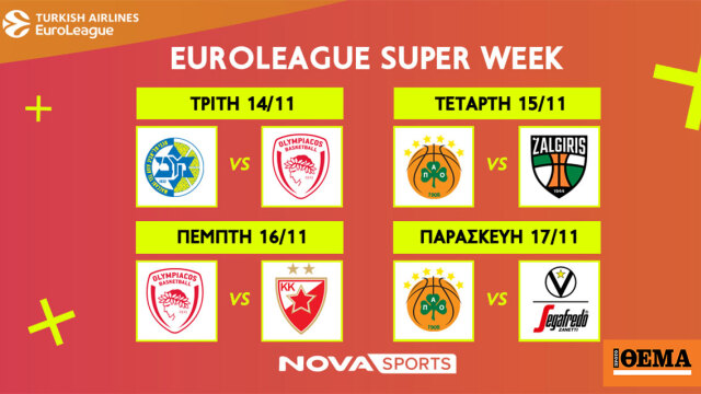 Αυτή η σεζόν δεν χάνεται στην EuroLeague οι «μάχες» Ολυμπιακού & Παναθηναϊκού, EuroCup με Άρη ...