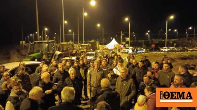 Παραμένουν στο μπλόκο του Ε-65 οι αγρότες της Καρδίτσας και των ...