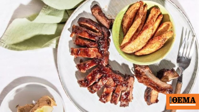 Χοιρινά ribs σιγοψημένα με σος σόγιας και τζίντζερ