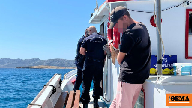 Έφοδοι της ΕΛ.ΑΣ. με το καΐκι στο Κάτω Κουφονήσι για το παράνομο ...