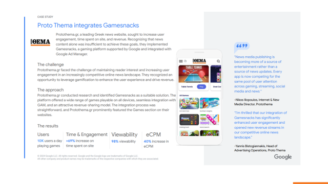 Το Protothema.gr έγινε για ακόμη μία φορά case study από την Google - Τα θετικά αποτελέσματα από ...