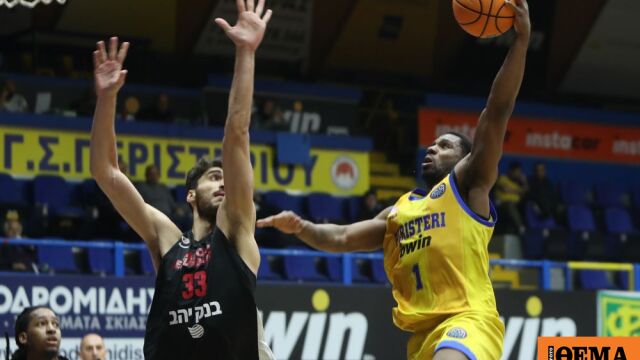 Basketball Champions League, Περιστέρι bwin-Χάποελ Ιερουσαλήμ 75-77: Λύγισε στο φινάλε της παράτασης