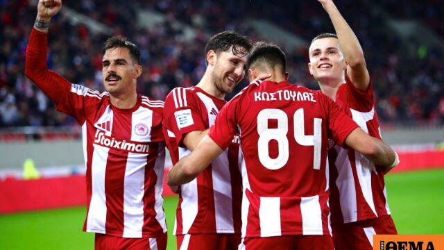 Super League 1: Μόνος πρώτος ο Ολυμπιακός, κέρδισαν και τον κυνηγούν ...