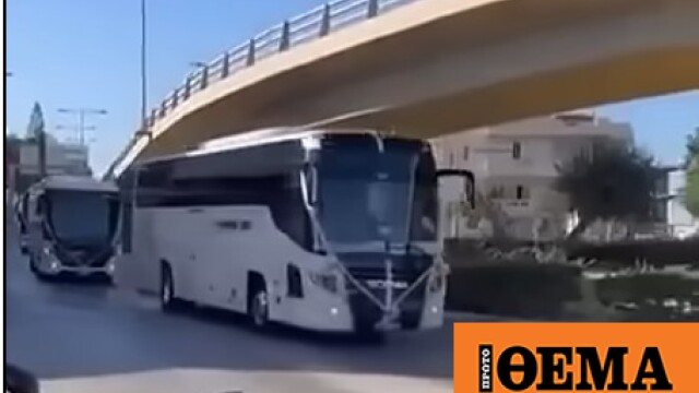 Ηράκλειο: Nύφη πήγε στην εκκλησία συνοδεία... λεωφορείων - Δείτε βίντεο