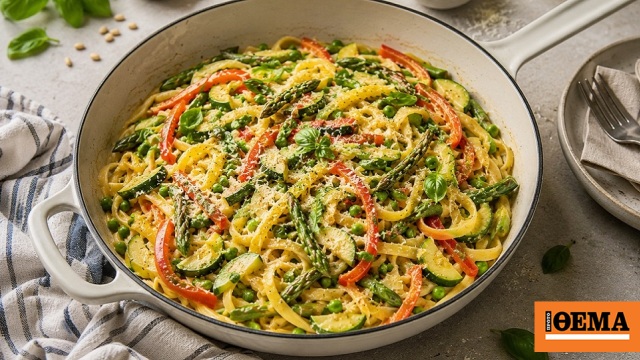 Pasta Primavera: Η αμερικανική μακαρονάδα της Άνοιξης που κατέκτησε τον ...