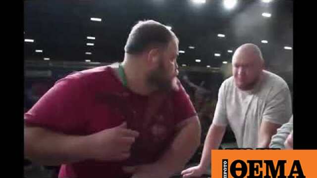 WebTV - Russian Slap Champion Gets Clapped With Power!