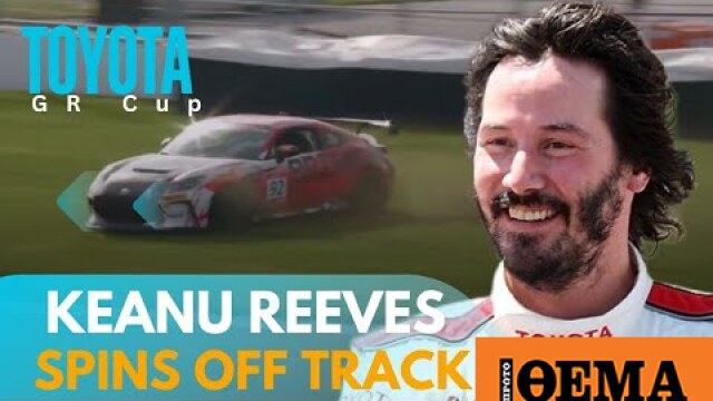WebTV - Keanu Reeves Spins Off Track in Professional Racing Debut at ...