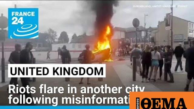 WebTV - UK riots flare in another UK city following misinformation ...