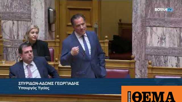 WebTV - Ο Άδωνις Γεωργιάδης επί προσωπικού στην Ζωή Κωνσταντοπούλου και ...