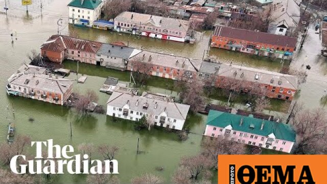 WebTV - Aerial video shows severe flooding in Russia
