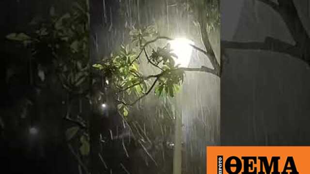 WebTV - Ισχυρή χαλαζόπτωση στη Ρόδο #ΡΟΔΟΣ #ΡΟΔΙΑΚΗ
