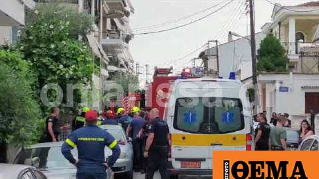 WebTV - Τραγικός θάνατος στη Λάρισα για άντρα