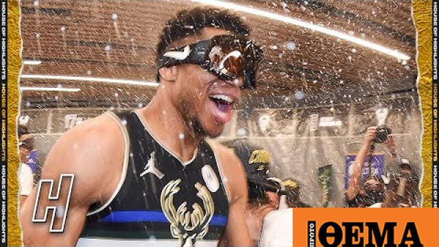 WebTV - Milwaukee Bucks Locker Room Celebration | 2021 NBA Champions