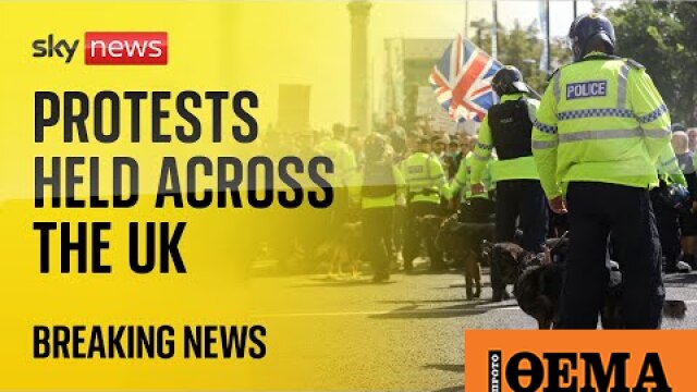 WebTV - BREAKING: Protests take place across the UK