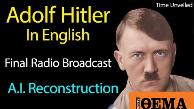 WebTV - Adolf Hitler in English AI Reconstruction