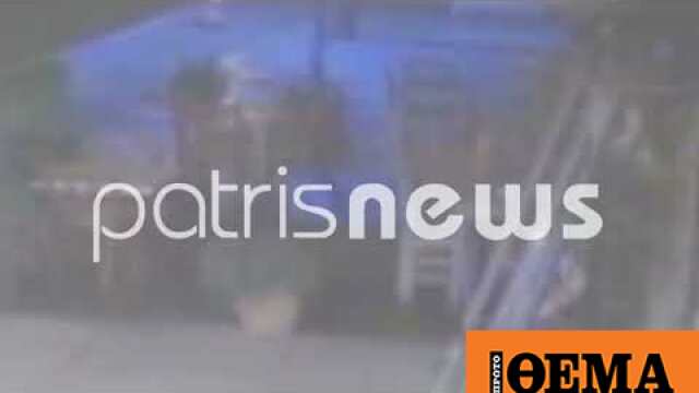 WebTV - Πύργος: Η στιγμή της διάρρηξης του ψητοπωλείου