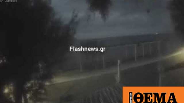 WebTV - Μοιραίο αεροσκάφος λίγο πριν την πτωση στη θάλασσα του Μαλεμε