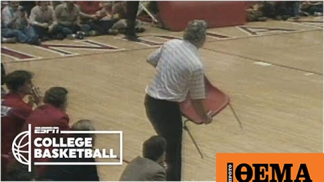 WebTV - Bobby Knight throws chair, gets ejected vs. Purdue in 1985 ...
